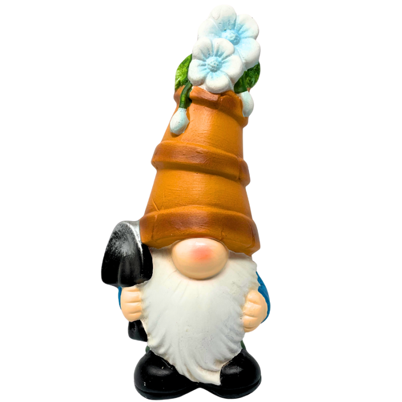 12" Blue Flower Gnome | ️(Weekly) Spring Decor