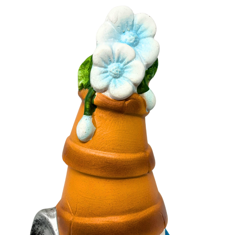 12" Blue Flower Gnome | ️(Weekly) Spring Decor