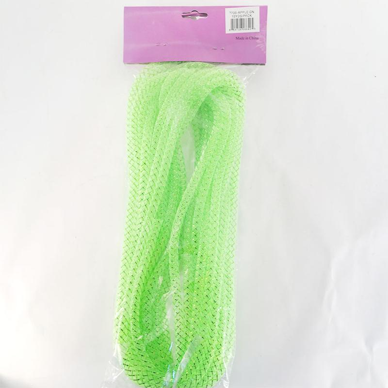 Mesh Tubing Apple Green