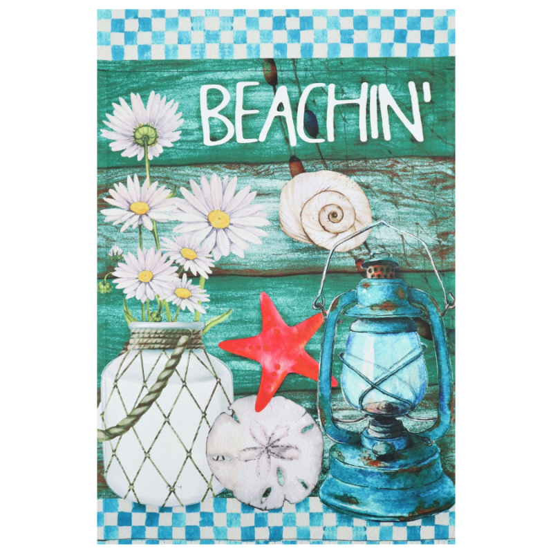 Beachin Garden Flag | (A)/(B) Tremont Floral Garden Flags | Carolina ...