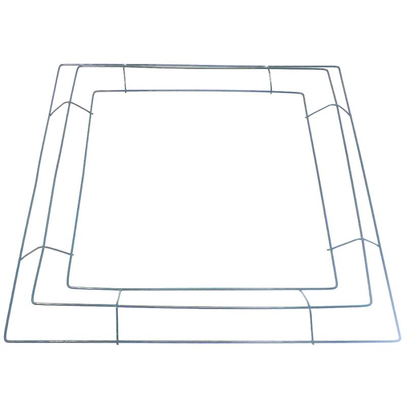 Wire Wreath Form - 14" Square | Floral Craft Supplies