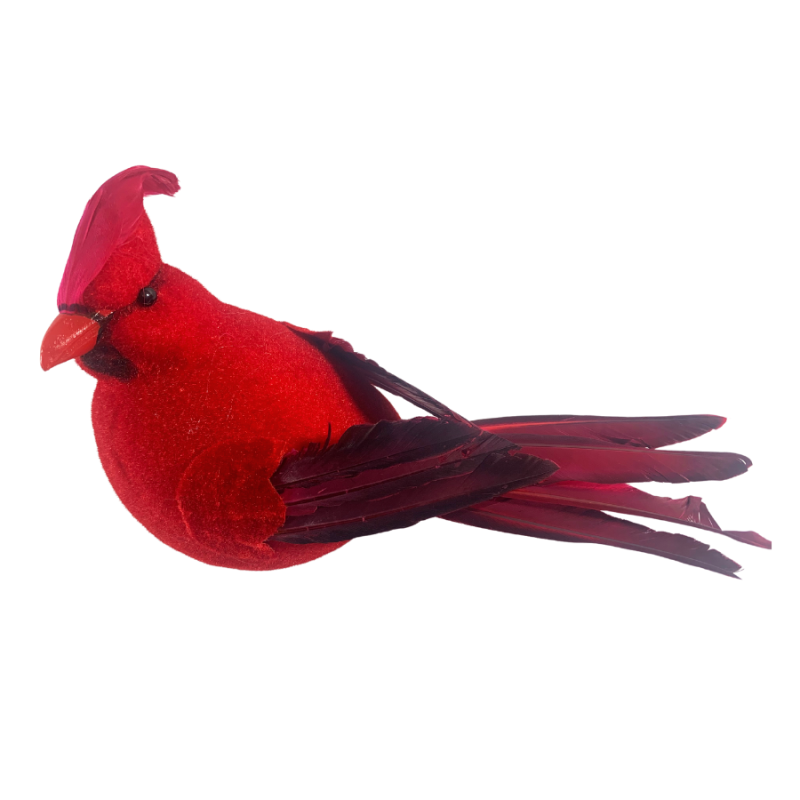 11" Rounded Cardinal w/ Clip | Cardinal (Weekly) | Carolina Pottery