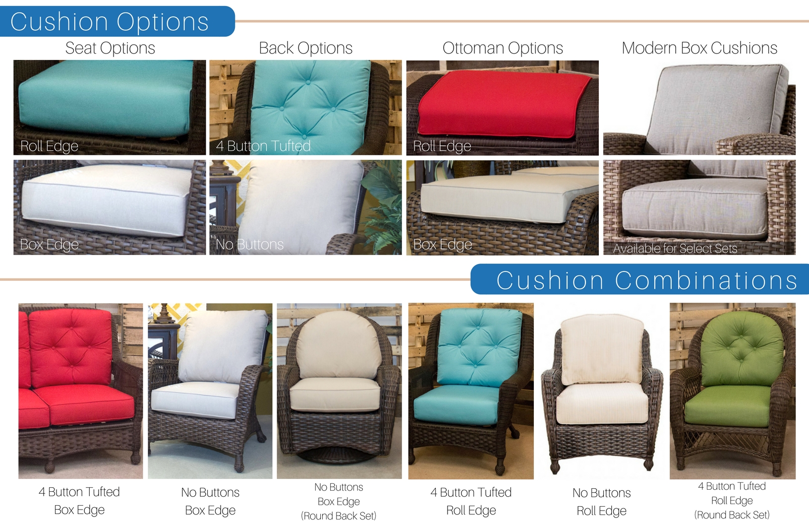 Carolina Pottery | Cushion Options | Carolina Pottery