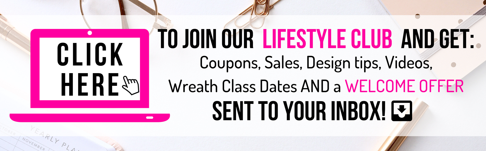 Lifestyle Club | Join for Coupons | Carolina Pottery